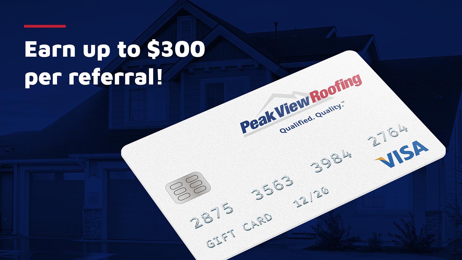 Peak View Roofing Referral Program | Trusted Colorado Roofer